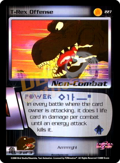 227 - T-Rex Offense Unlimited Foil – DBZ Outpost