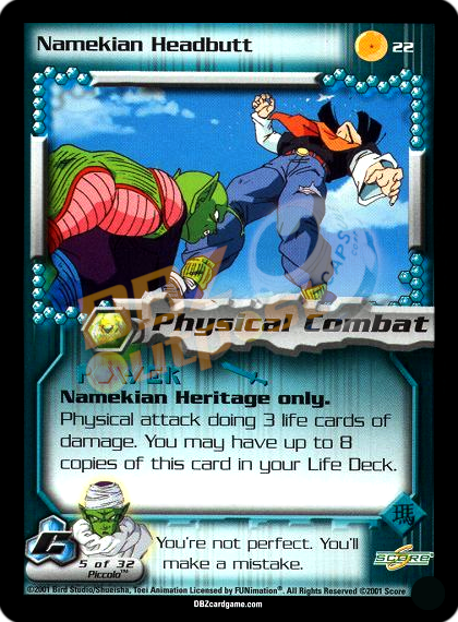 22 - Namekian Headbutt Unlimited – DBZ Outpost