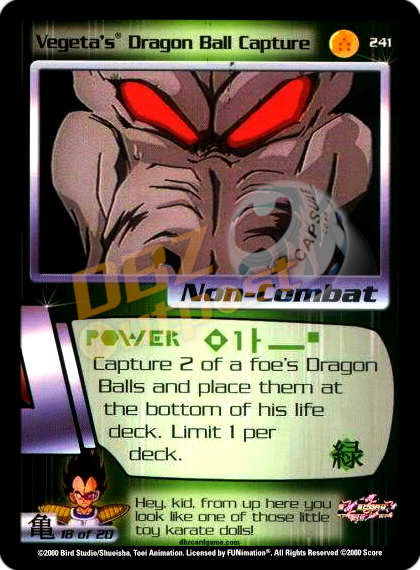 241 - Vegeta's Dragon Ball Capture Unlimited – DBZ Outpost