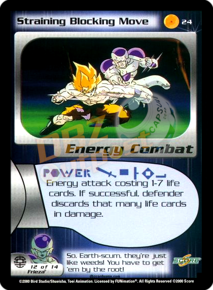 24 - Straining Blocking Move Unlimited Foil – DBZ Outpost