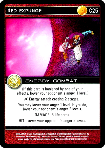 C25 Red Expunge Foil – DBZ Outpost