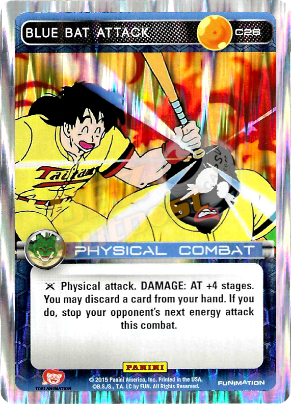 C26 Blue Bat Attack Foil – DBZ Outpost