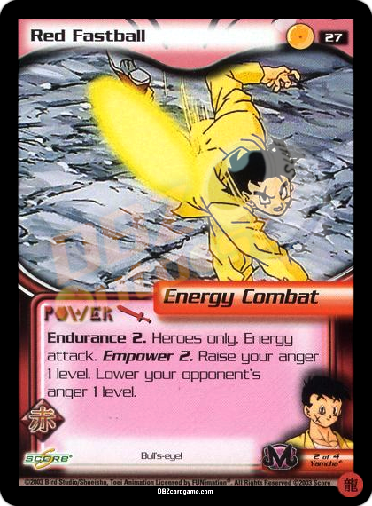 27 - Red Fastball Limited Foil – DBZ Outpost