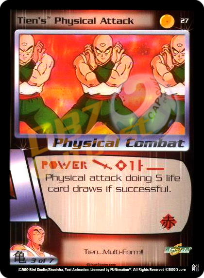 27 - Tien's Physical Attack Limited – DBZ Outpost