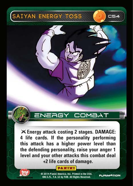 C54 Saiyan Energy Toss – DBZ Outpost