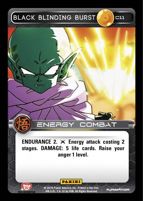 C11 Black Blinding Burst – DBZ Outpost