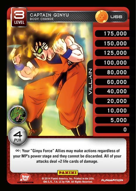 U66 Captain Ginyu Body Change – DBZ Outpost