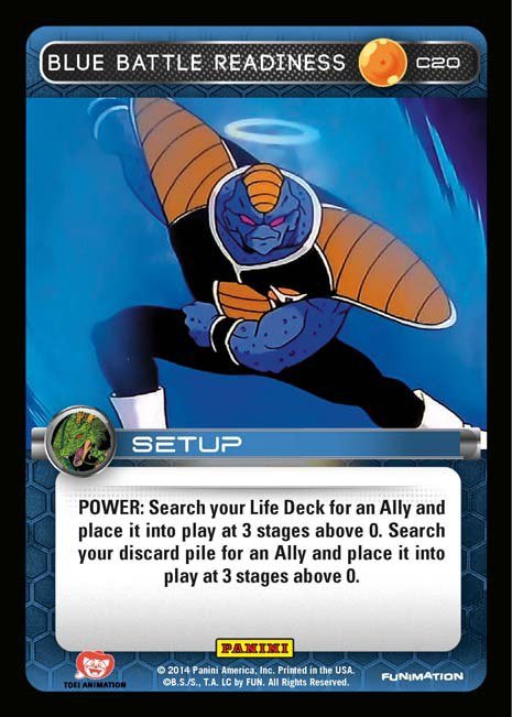 C20 Blue Battle Readiness – DBZ Outpost
