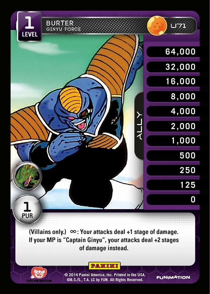 U71 Burter Ginyu Force – DBZ Outpost