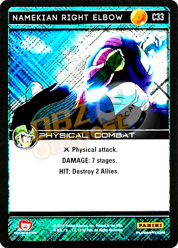 C33 Namekian Right Elbow Foil – DBZ Outpost