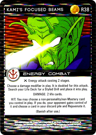R38 Kami's Focused Beams Foil – DBZ Outpost