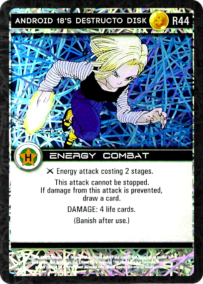 R44 Android 18's Destructo Disk Foil – DBZ Outpost