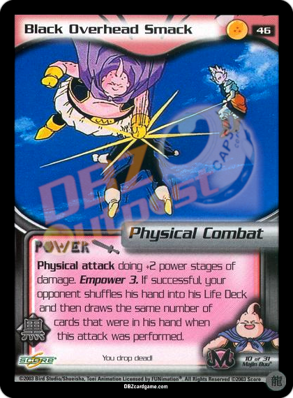 46 - Black Overhead Smack Limited – DBZ Outpost