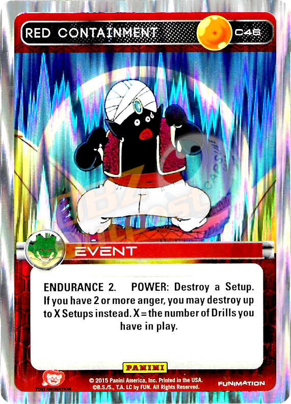 C46 Red Containment Foil – DBZ Outpost