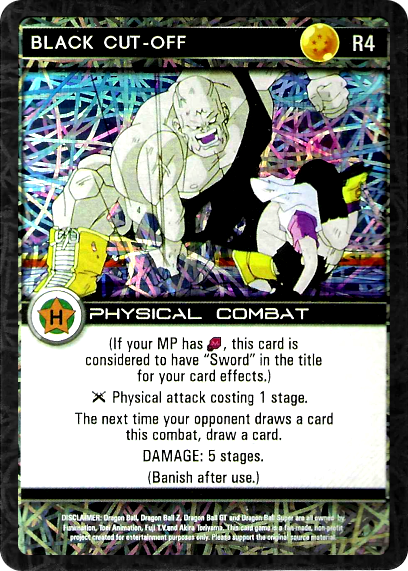 R4 Black Cut-Off Foil – DBZ Outpost
