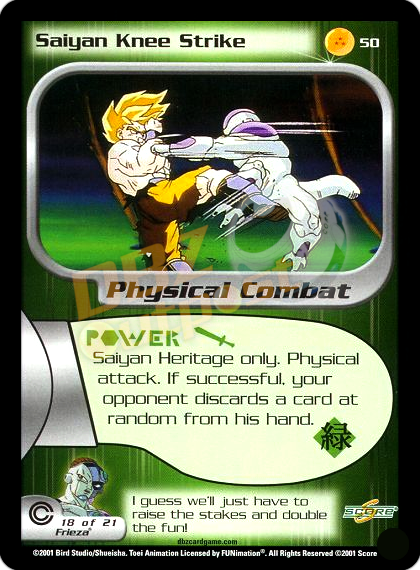 50 - Saiyan Knee Strike Unlimited – DBZ Outpost