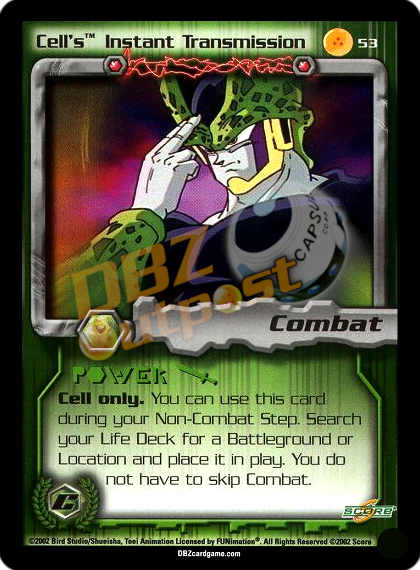 53 - Cell's Instant Transmission Unlimited – DBZ Outpost