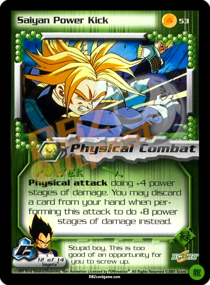 53 - Saiyan Power Kick Limited – DBZ Outpost