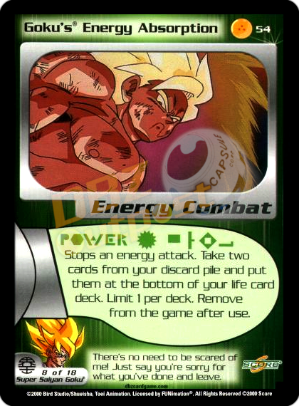 54 - Goku's Energy Absorption Unlimited – DBZ Outpost