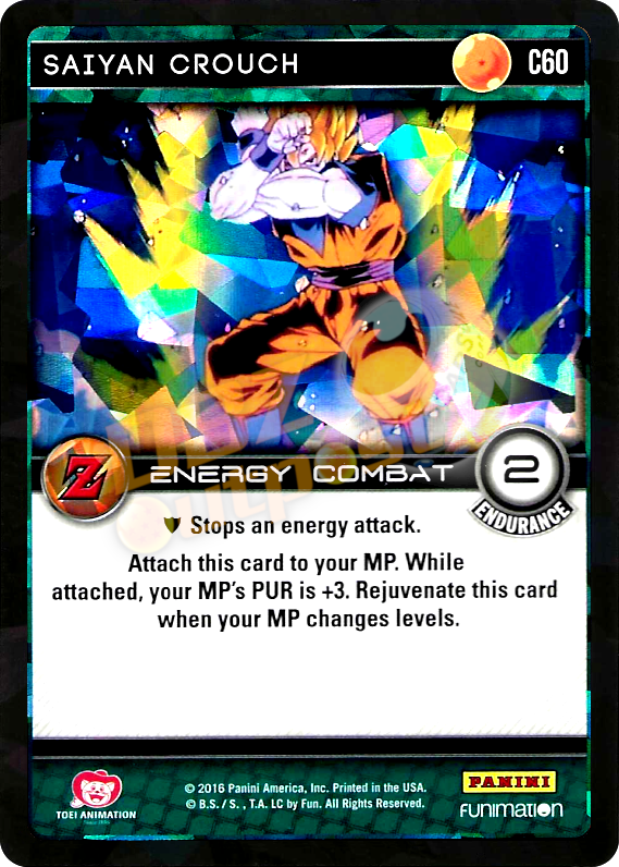 C60 Saiyan Crouch Foil – DBZ Outpost