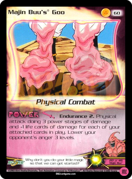 60 - Majin Buu's Goo Limited – DBZ Outpost