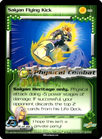 60 - Saiyan Flying Kick Unlimited Foil – DBZ Outpost