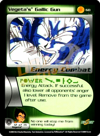 60 - Vegeta's Gallic Gun Unlimited – DBZ Outpost