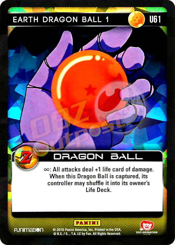 U61 Earth Dragon Ball 1 Foil – DBZ Outpost