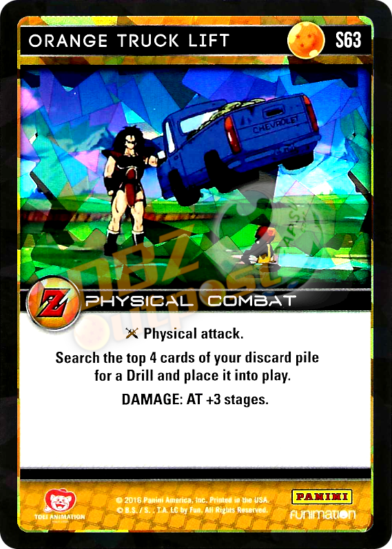 S63 Orange Truck Lift Foil – DBZ Outpost