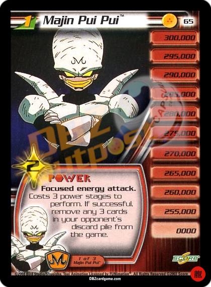 65 - Majin Pui Pui Limited Foil – DBZ Outpost