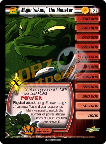 71 - Majin Yakon, the Monster Unlimited – DBZ Outpost