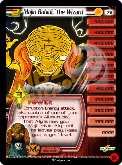 72 - Majin Babidi, the Wizard Limited – DBZ Outpost