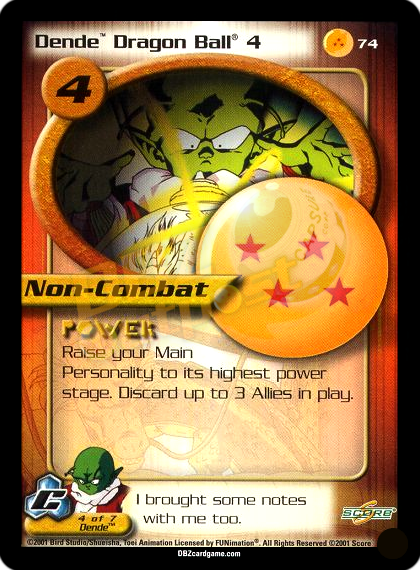 74 - Dende Dragon Ball 4 Unlimited – DBZ Outpost