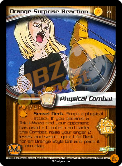 77 - Orange Surprise Reaction Limited – DBZ Outpost