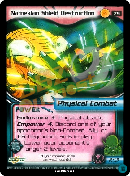 79 - Namekian Shield Destruction Limited – DBZ Outpost