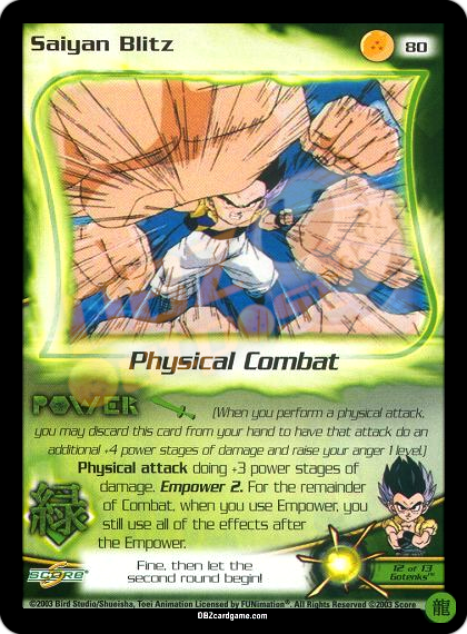 80 - Saiyan Blitz Limited Foil – DBZ Outpost