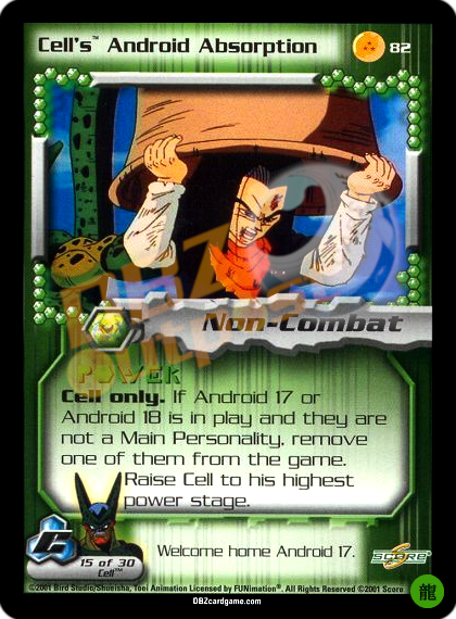82 - Cell's Android Absorption Limited Foil – DBZ Outpost