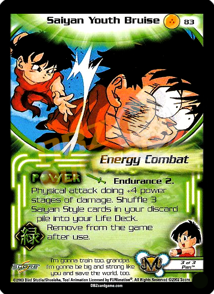 83 - Saiyan Youth Bruise Unlimited – DBZ Outpost