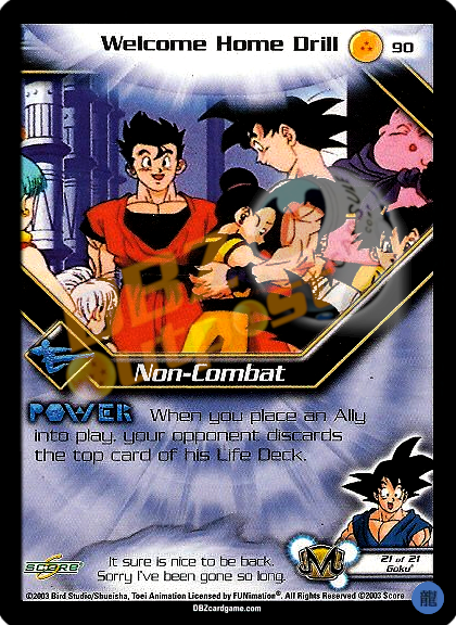 90 - Welcome Home Drill Limited – DBZ Outpost