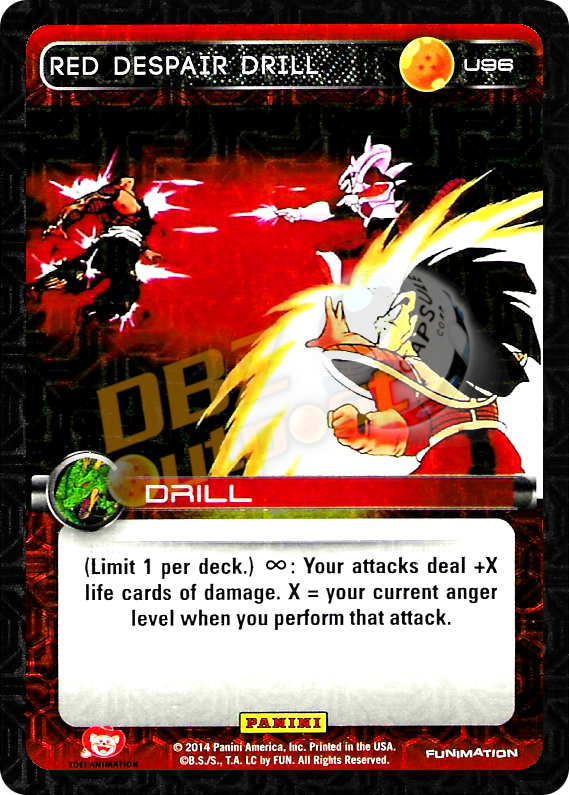 U96 Red Despair Drill Foil – DBZ Outpost