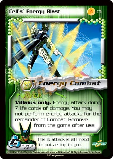 C3 - Cell's Energy Blast Unlimited – DBZ Outpost