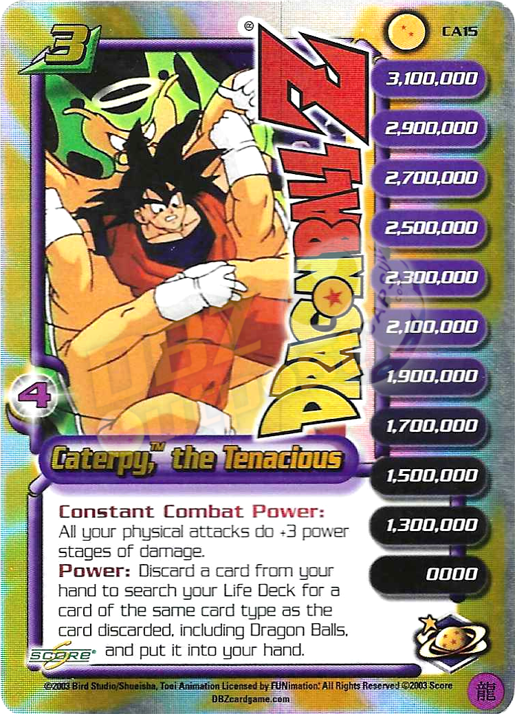CA15 - Caterpy, the Tenacious – DBZ Outpost