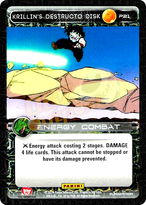 P21 Krillin's Destructo Disk Foil – DBZ Outpost