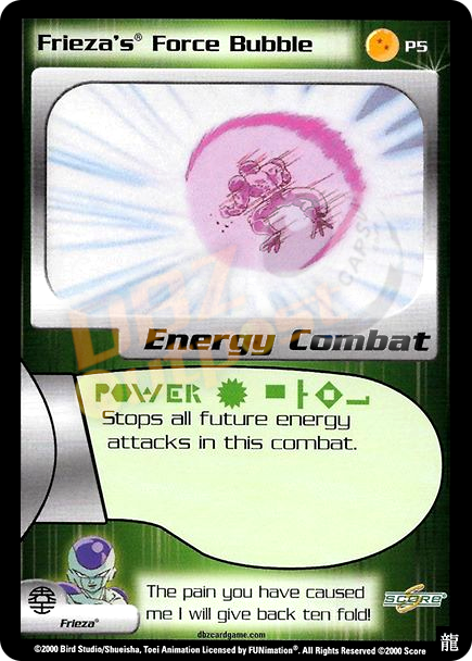 P5 - Frieza's Force Bubble – DBZ Outpost