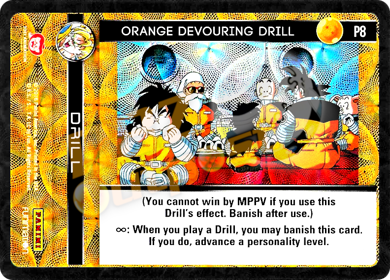 P8 Orange Devouring Drill Foil – DBZ Outpost