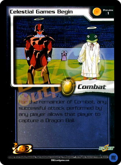 Preview 1 - Celestial Games Begin Unlimited Foil – DBZ Outpost