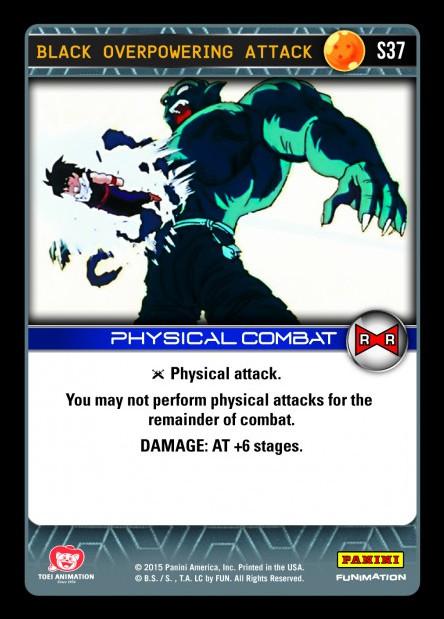 S37 Black Overpowering Attack – DBZ Outpost