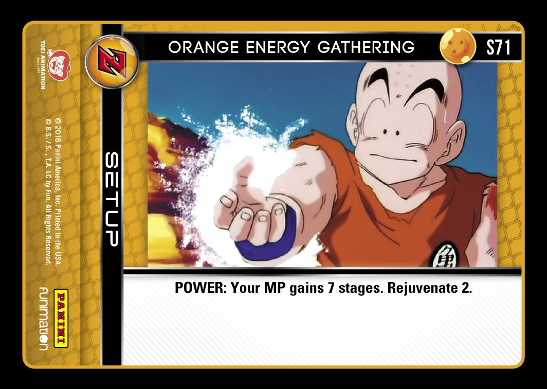 S71 Orange Energy Gathering – DBZ Outpost