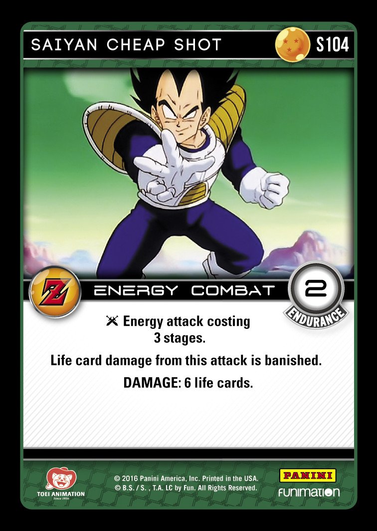 S104 Saiyan Cheap Shot – DBZ Outpost
