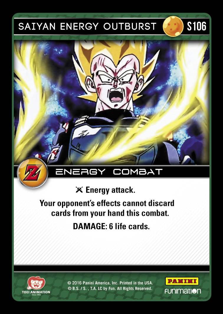 S106 Saiyan Energy Outburst – DBZ Outpost